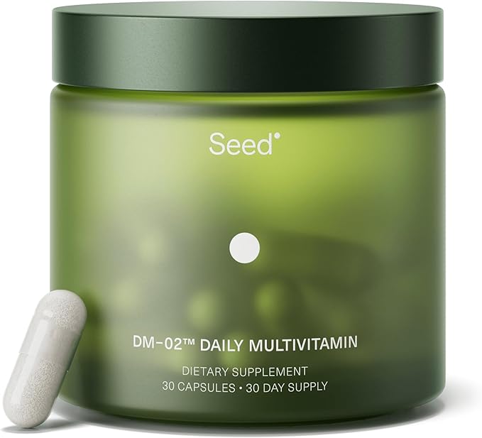 Seed DM-02 Daily Multivitamin - 100% DV Essential Vitamins and Mineral ...
