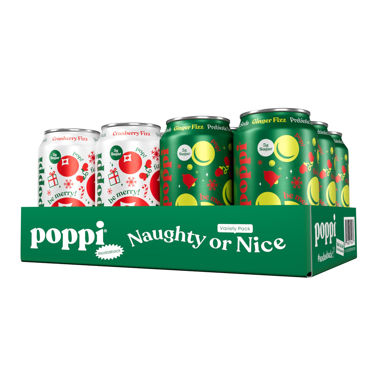 poppi Prebiotic Soda 12 fl oz - 12 Cans (Variety Pack) | Hewyn